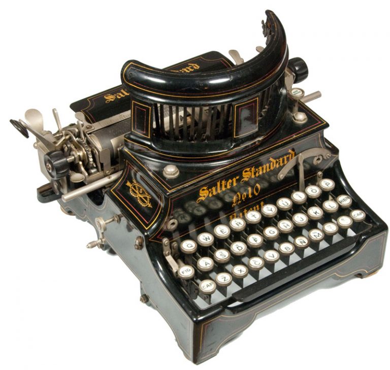Salter Standard 10 Typewriter - Antique Typewriters