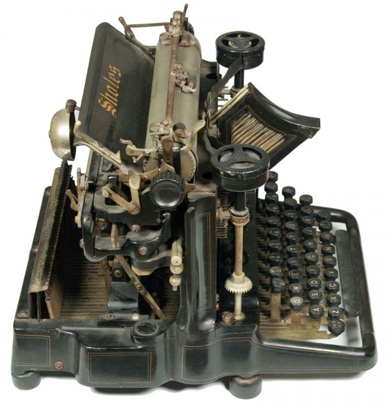 Sholes Visible 1 Typewriter - Antique Typewriters