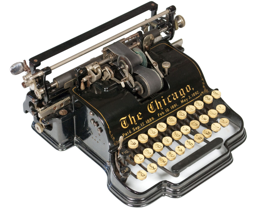 Chicago 1 Typewriter - Antique Typewriters