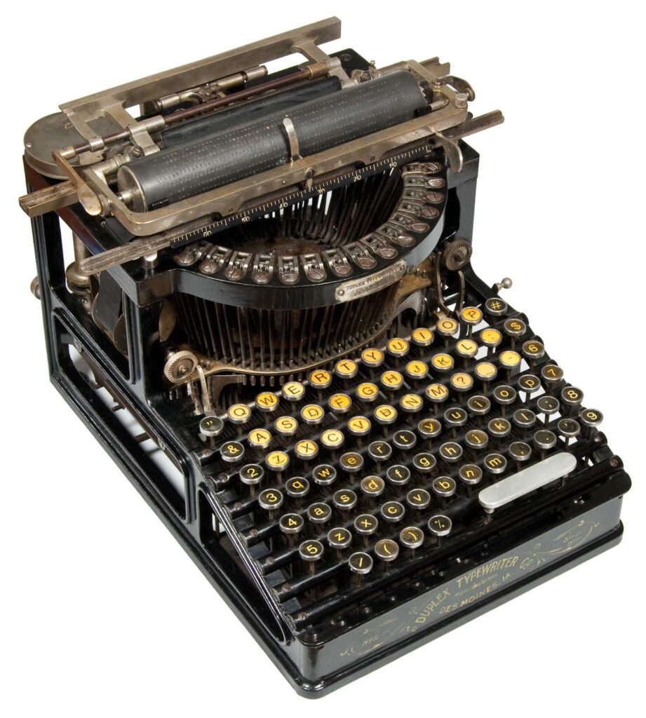 Duplex 2 Typewriter - Antique Typewriters
